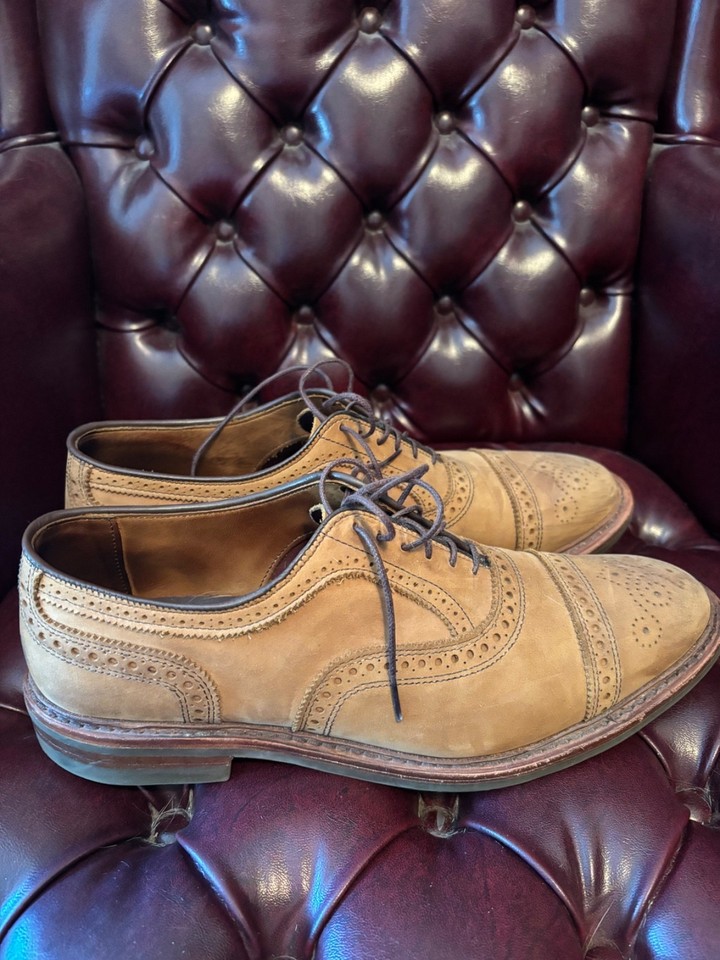 Allen Edmonds Tan Nubuck Strandmok, excellent condition, 10.5D, | eBay