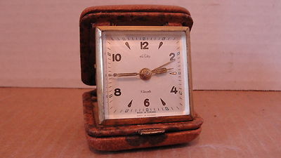 VINTAGE 7 JEWEL HEIGRU TRAVEL ALARM CLOCK - NON WORKING | eBay