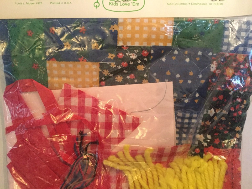 Stitch n Sew SLEEPY SUSIE & HER SLEEPING BAG Patchwork Yarn Embroidery ...