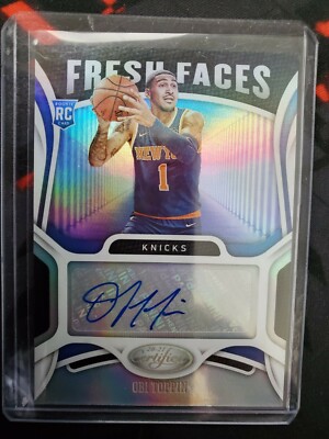 2020-21 Certified Basketball Obi Toppin Rookie Autograph Clean & Crisp ...