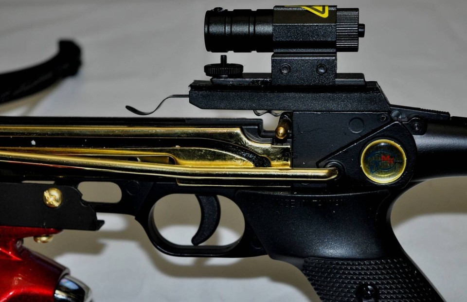 NEW Fishing Crossbow with Red Laser - Reel - Slider - Arrow - Fixed ...