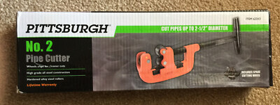 New No.2 Pipe Cutter, Cuts up to 2-1/2" By PITTSBURGH | eBay
