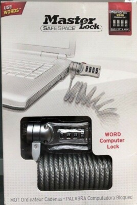 Master Lock SafeSpace LAPTOP Computer Lock 2120DWD - NEW FREE SHIPPING ...