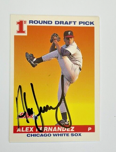 ALEX FERNANDEZ Autographed Signed SCORE #382 Baseball Card CHICAGO ...