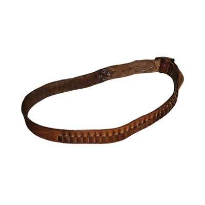 VTG Leather Ammunition Cartridge Belt 36 Loop RIFLE Bullet Holder NICE ...