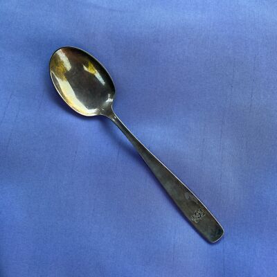 7" Vintage WMF Silver Plate Serving Spoon Modernist Designer Logo Spoon ...