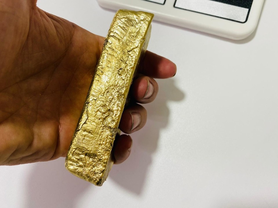 Nordic Gold One 25.7 Oz Hand Poured Alloy Ingot For Jewelry Making ...
