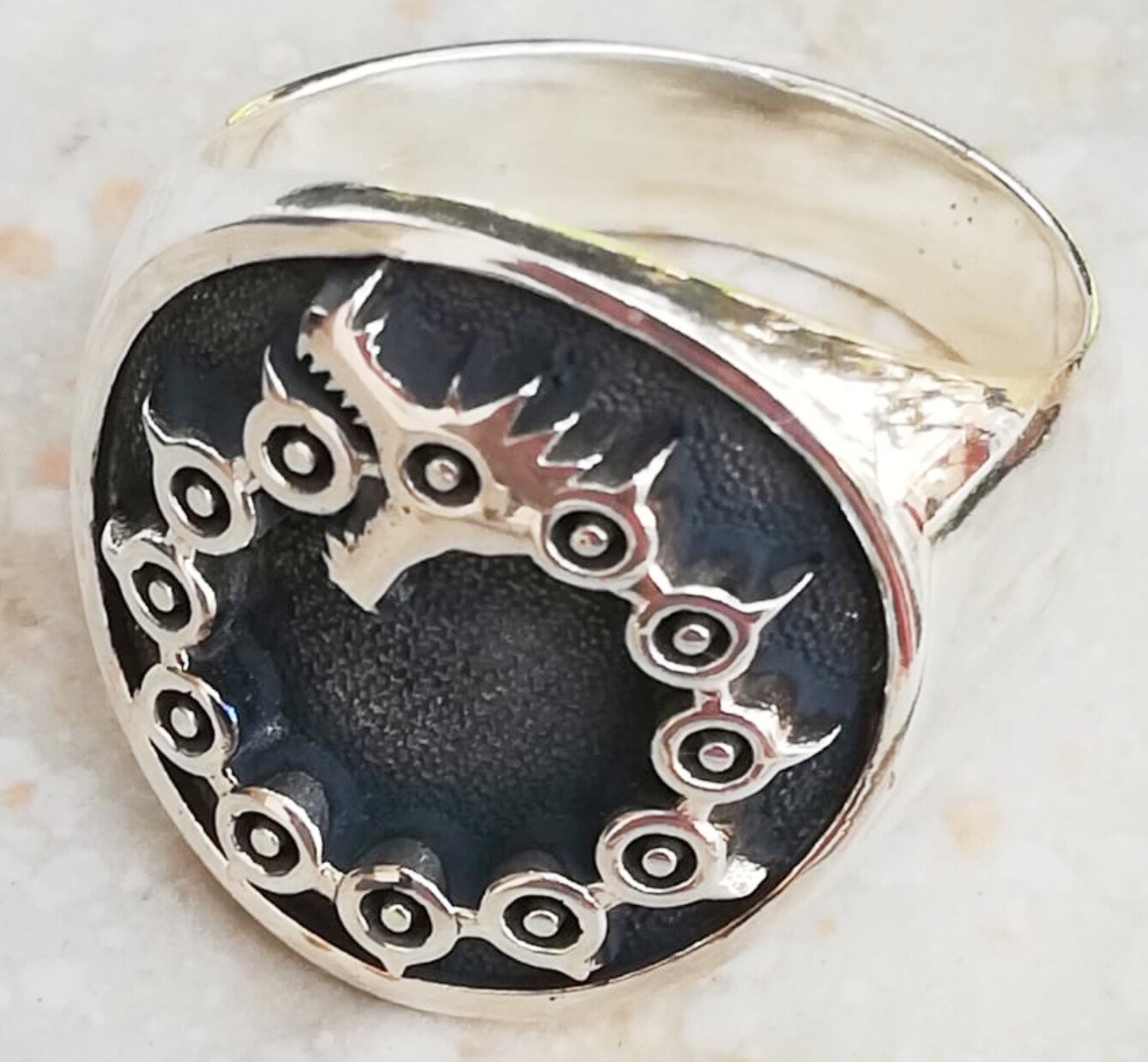 Sterling Silver 925 The Seven Deadly Sins Wrath Ouroboros Dragon's ...