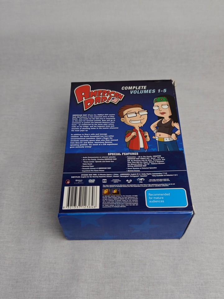 American Dad : Season 1-5 | Boxset (Box Set Box Set, DVD, 2010 ...