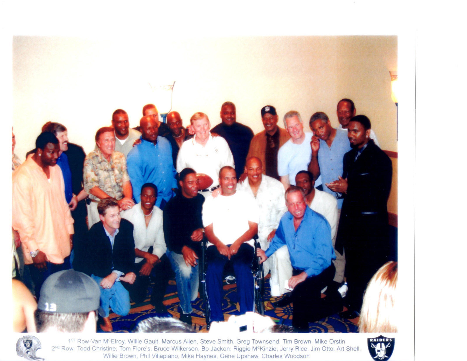 OAKLAND RAIDERS OLD TIMERS 8X10 TEAM PHOTO OTTO SHELL FOOTBALL NFL USA ...