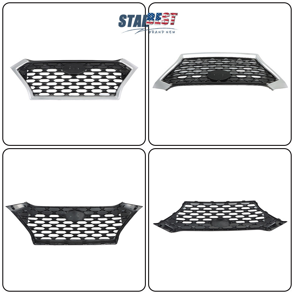 Front Upper Bumper Grille Assembly 86350-D3500 For Hyundai Tucson 2019 ...
