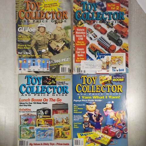 Toy Collector and Price Guide 1993 Vol 4 No 3-6 GI Joe, Matchbox, Dinky ...