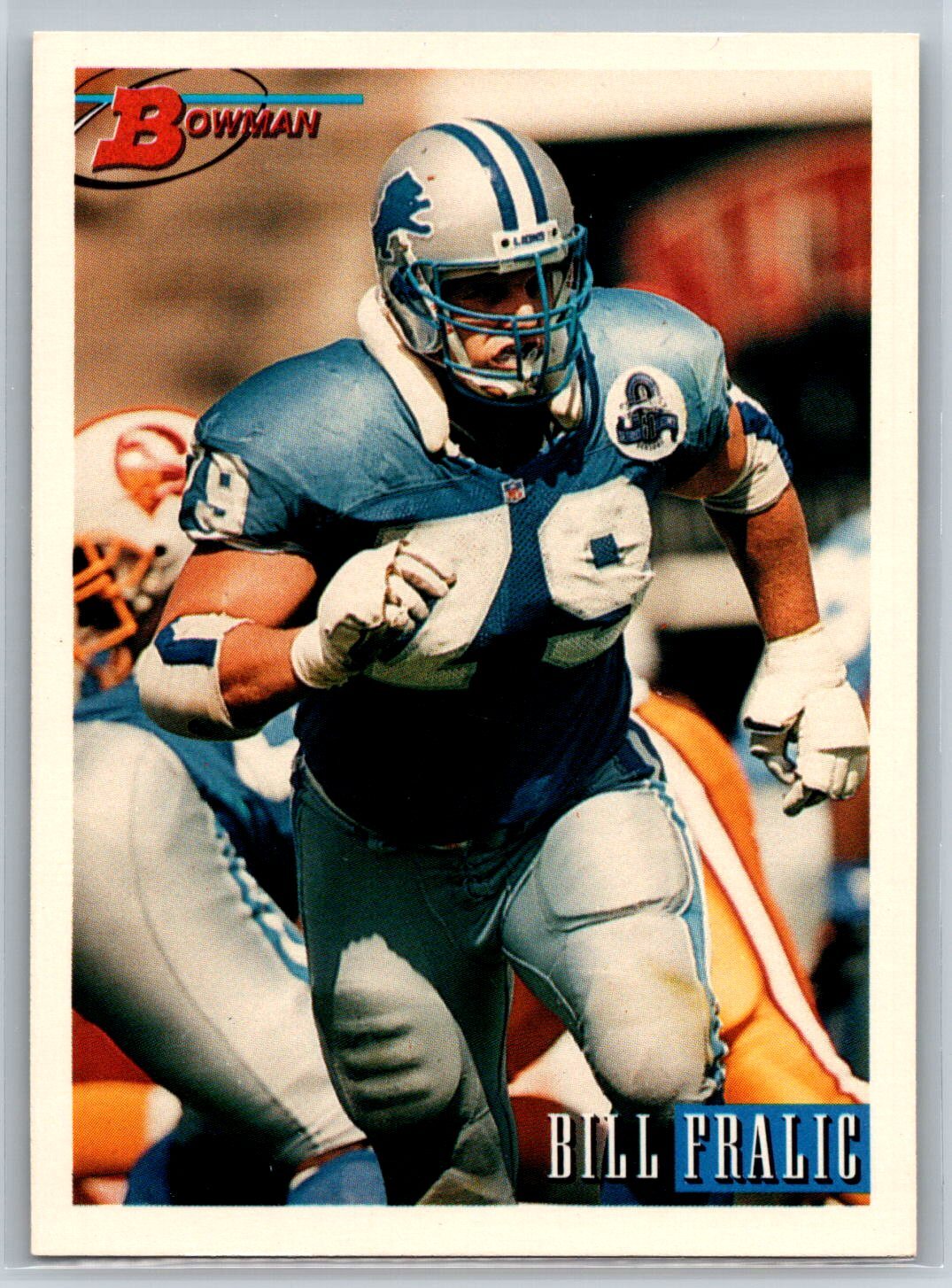 1993 Bowman Bill Fralic Detroit Lions #417 | eBay