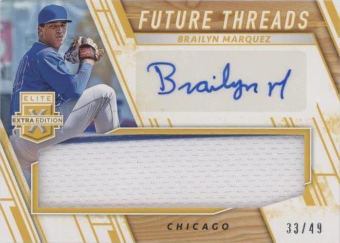 2019 Panini Elite Extra Edition - Future Threads Signatures Brailyn ...