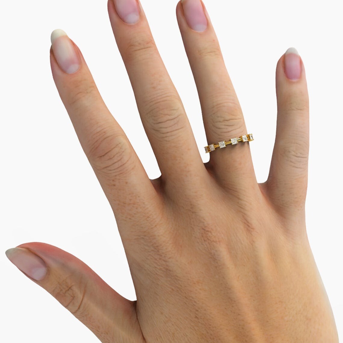 14ct Gold Diamond Birthday Gift Statement Diamond Ring For Women | eBay