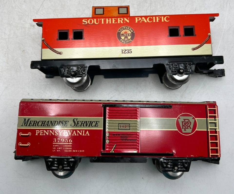 Marx O Scale Southern Pacific Lines 400 Locomotive Train Set #4313 w ...