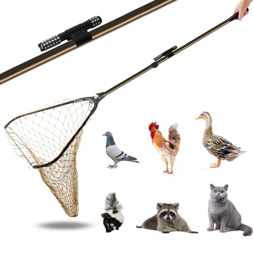 Animal Catch Pole Control Tool Net Poultry Catching Pole Kit Cat ...