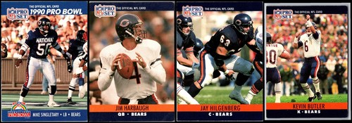 1990 Pro Set Chicago Bears (4) Card Lot - A REAL GEM – MAKE EVERY DAY ...