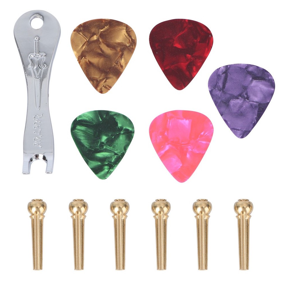 1 Set Guitar Nail Puller Repair Tool Guitar Bridge Pin Guitar Picks ...