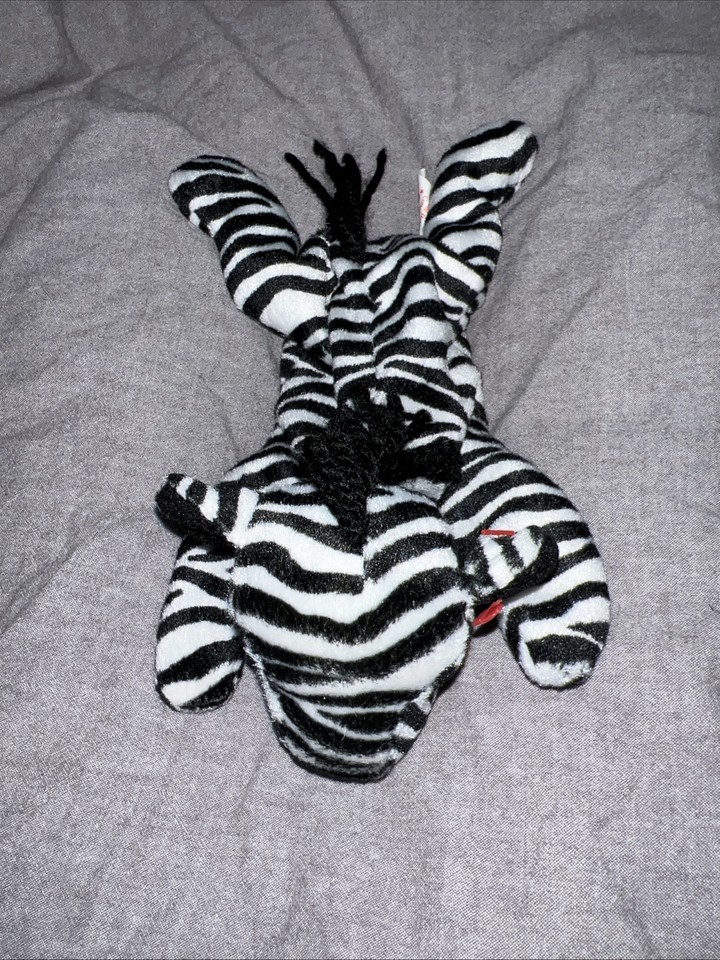 Ty Beanie Baby Ziggy the Zebra, 8" Plush Stuffed Animal Toys 1995 | eBay