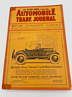 April 1923 Automobile Trade Journal Magazine loaded with ads | eBay