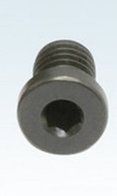 Metric Fitting M8X1.0 M8 Male Thread Allen Socket Flange Plug Black ...