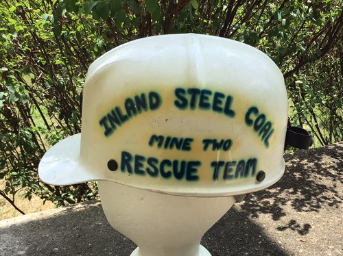 Vintage Coal Mine Rescue Helmet 1979-1985 Inland Steel MSA Comfo Cap ...