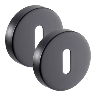 Matte Black Keyhole Escutcheons Keyhole Cover Plates (Pair) | eBay