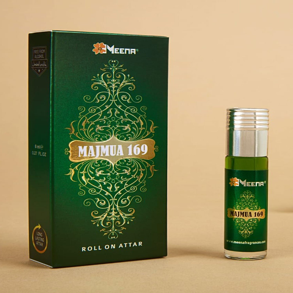 Meena Majmua 169 Concentrated Perfume Oil Roll On long lating Attar 8ml ...