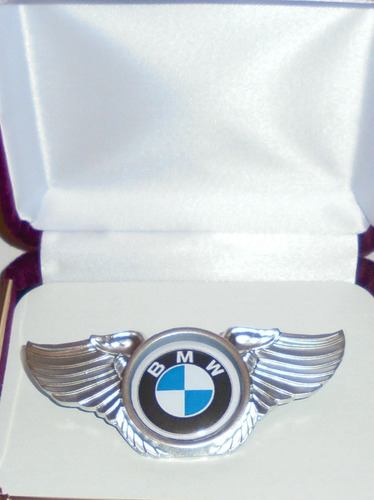 BMW Motorcycle Bike Motor Racing CC Wing Jacket Vest Hat Pin Badge Club ...