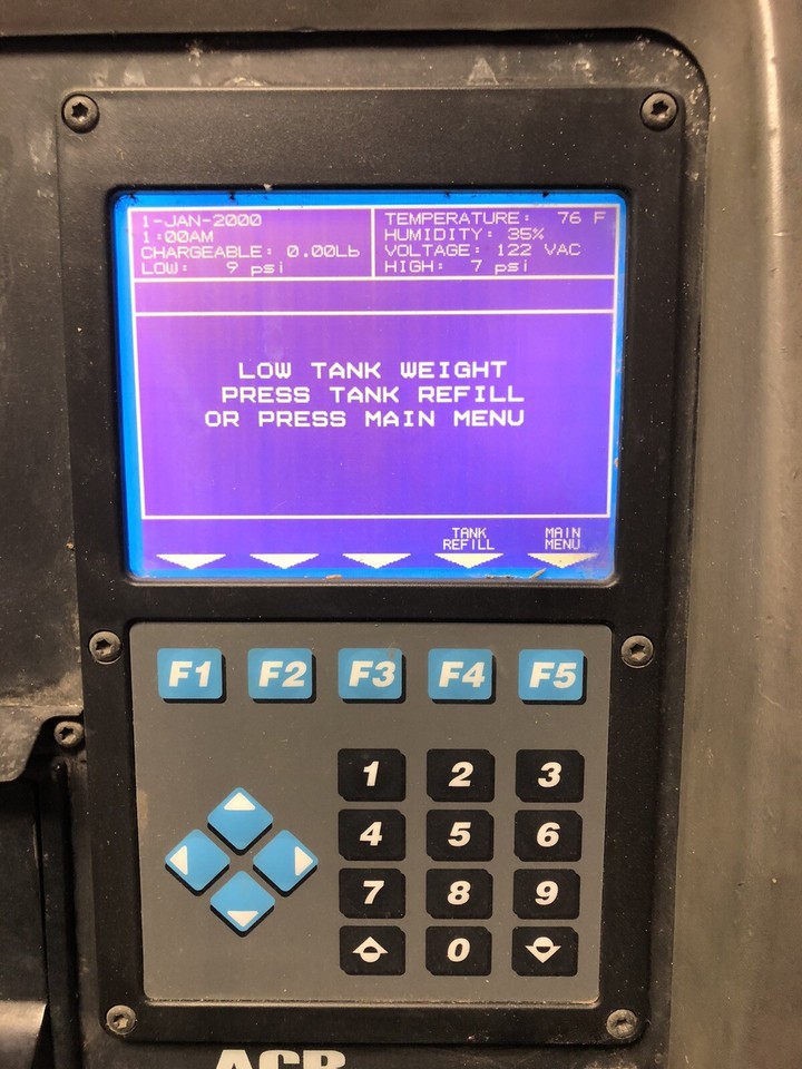 Robinair ACR2000 CoolTech RECOVERY AirConditioning AC Recycle Recharge ...