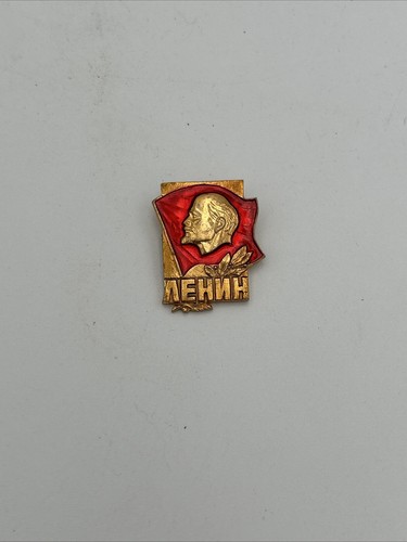 Soviet Union Vladimir Lenin Communist USSR Flag Pin Badge Vintage 1 ...