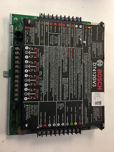 Bosch D7412GV2 Commercial Protected-Premises Fire Burglar Warning ...