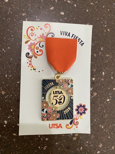 2019 Fiesta UTSA President Eighmy Medal Rare Card University Texas San ...