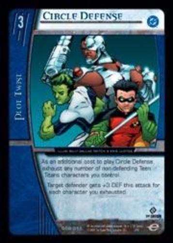 VS System: Circle Defense [Played] DC Origins TCG CCG Classic Marvel DC ...
