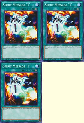 Spirit Message "I" DPRP-EN042 X 3 Mint YUGIOH Cards Common | eBay