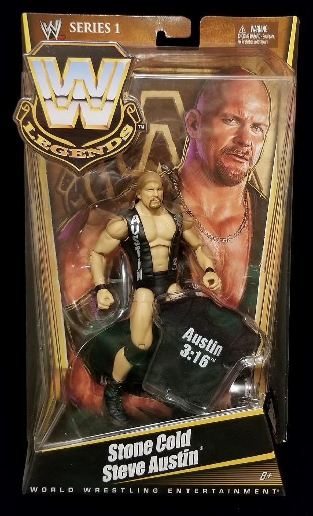 WWE Mattel Legends Series 1 Stone Cold Steve Austin NIP 2010 | eBay