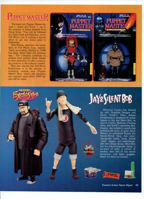 Puppet Master - Jay & Silent Bob Action Figures - Vintage 1998 Toys ...