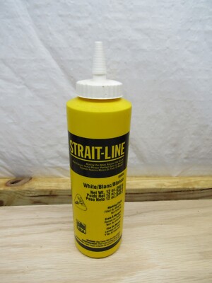 AMERICAN TOOL STRAIT-LINE WHITE/BLANC/BLANCO MARKING CHALK (6-12 oz ...