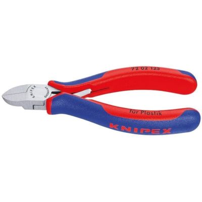 Knipex 125mm Flush Cut Diagonal/Side Cutters Plastic Cutting Pliers 72 ...