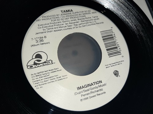rare 7" Vinyl _ TAMIA _ Imagination _HipHop/DUPRI/Quincy/Missy E./K ...