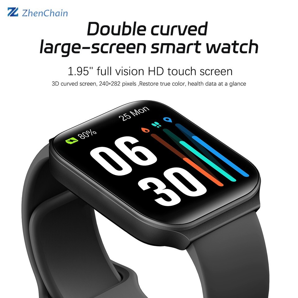 Smart Watch Women Men Fitness Tracker Heart Rate Watches for Android ...