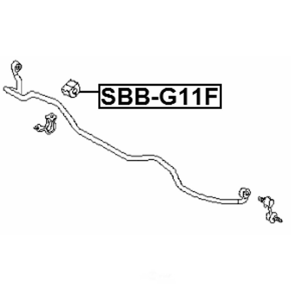 Suspension Stabilizer Bar Bushing Febest SSB-G11F fits 2004 Subaru ...