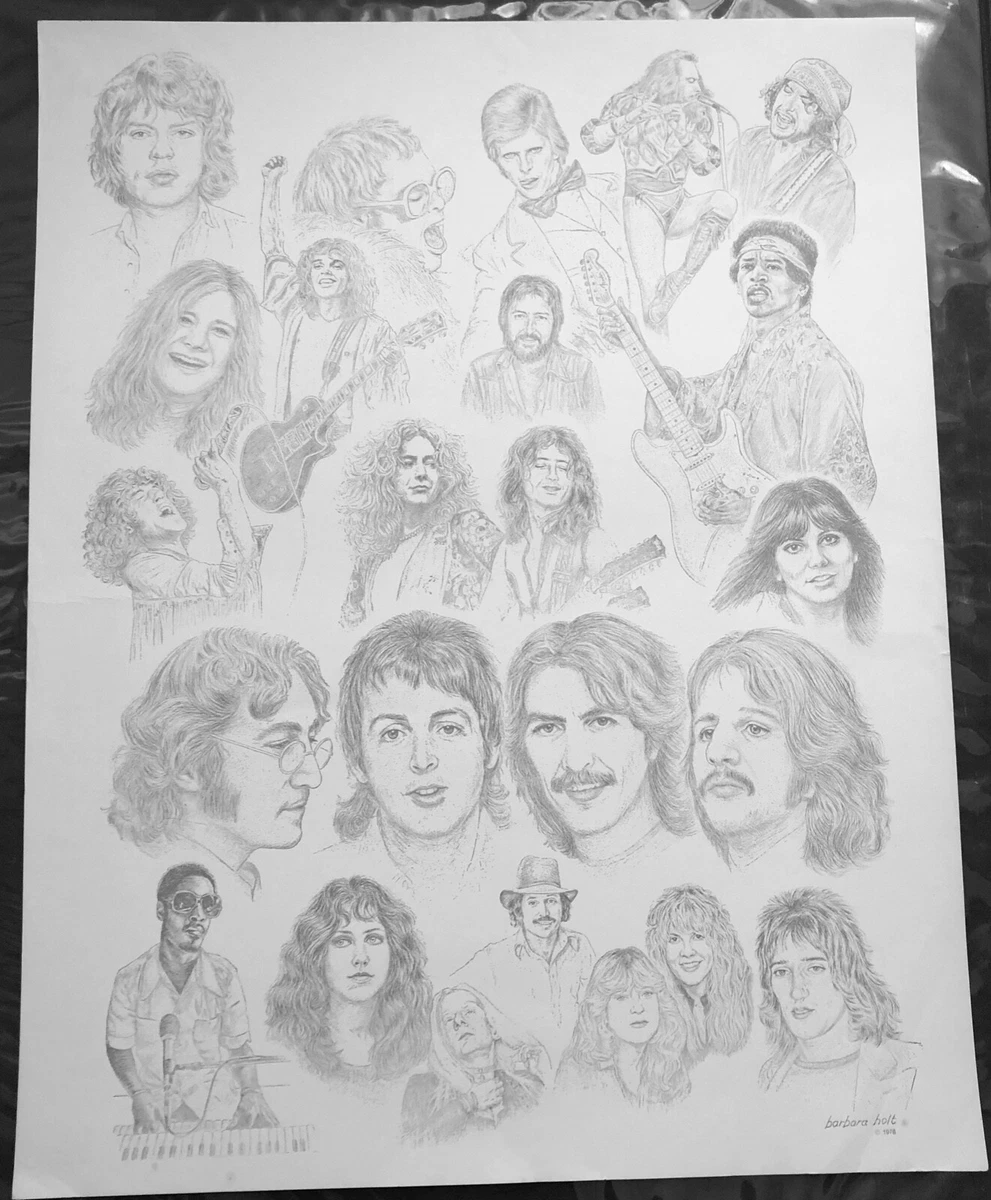 Pencil Drawings Of Music