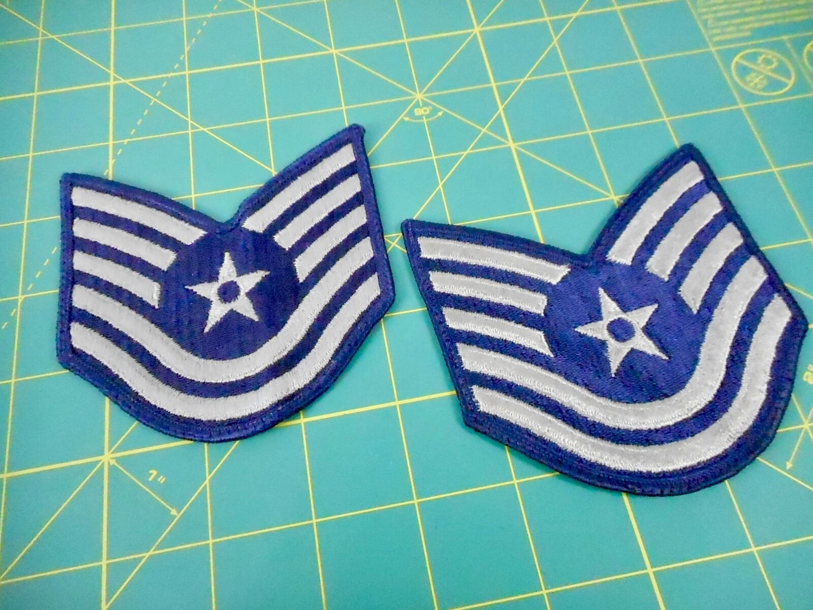 USA TECH SGT. U.S. AIR FORCE PATCH LOT OF 2 | eBay