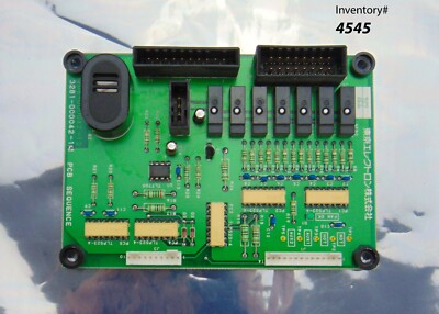 TEL Tokyo Electron 3281-000042-13 PCB Sequence Circuit Board *used ...