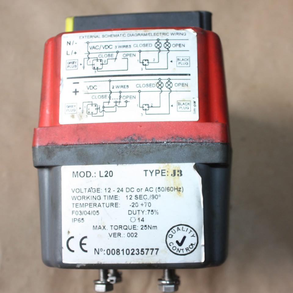 J+J L20 type J3 electric valve actuator motor 25 Nm | eBay