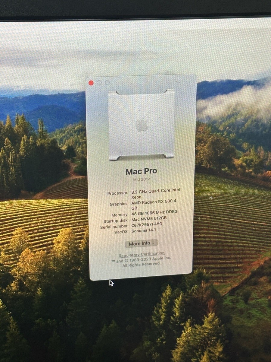 APPLE MAC PRO (2012) XEON 4-CORE+48GB RAM+512GB NVME Boot+ APPLE MAC PRO (2012) XEON 4-CORE+48GB RAM+512GB NVME Boot+