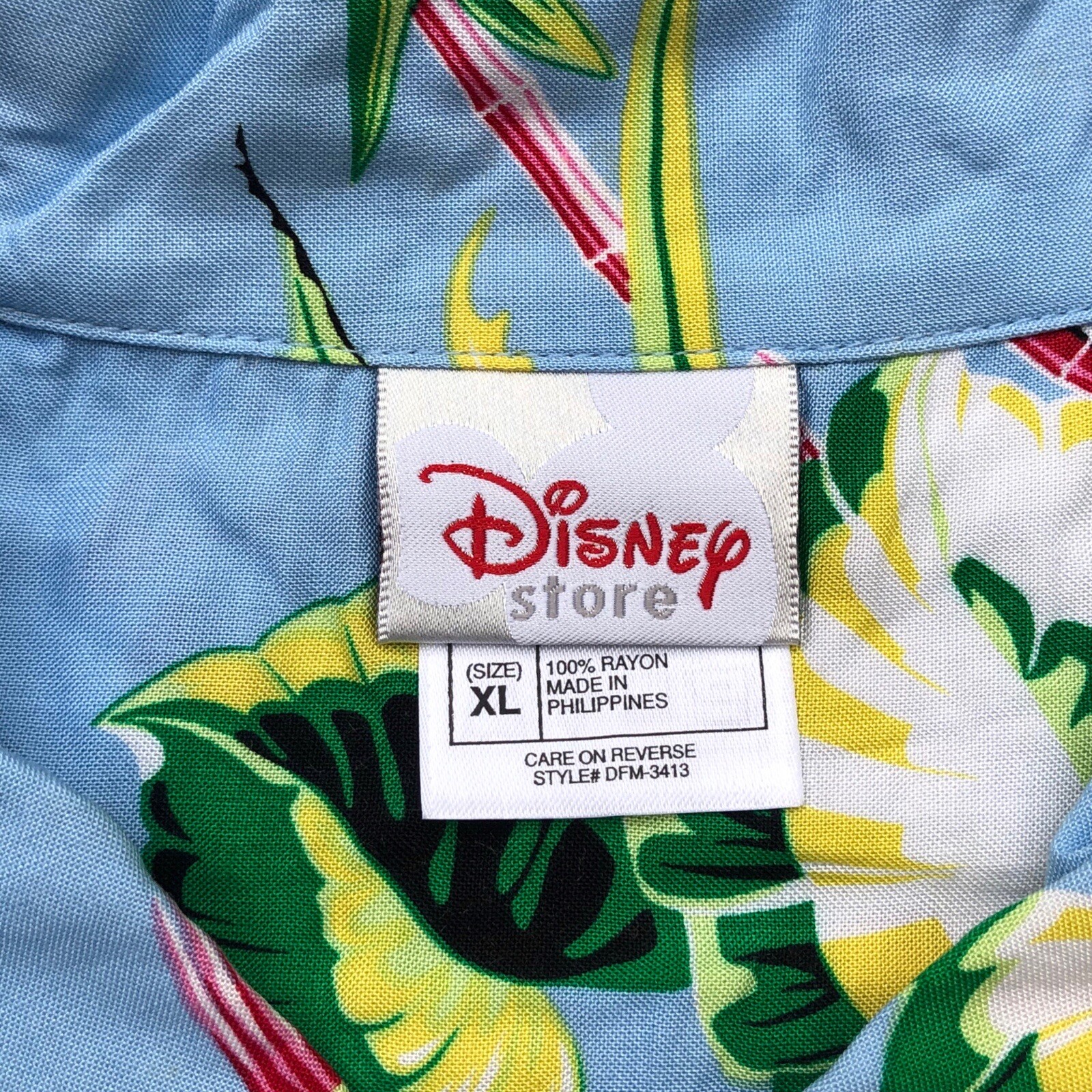 Vintage 2000s Disney Store Mickey Minnie Hawaiian Shi… - Gem