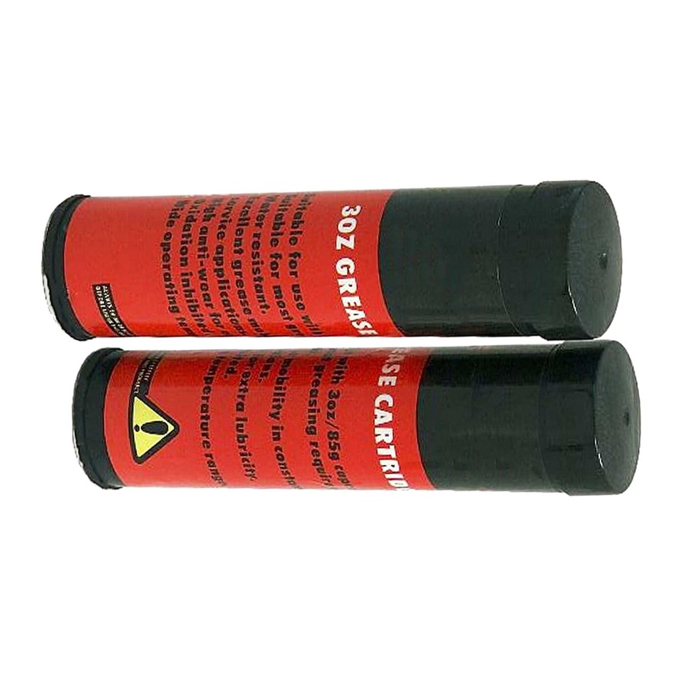 2x Large Grease Gun Cartridges 3oz Refill Grease Cartridge Replacement ...